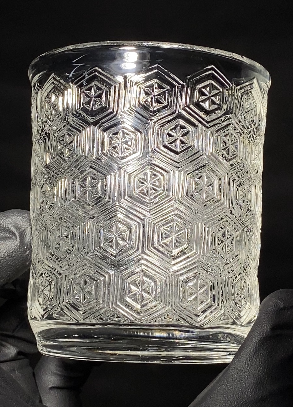 Pattern textured whiskey glass – StokeGlass